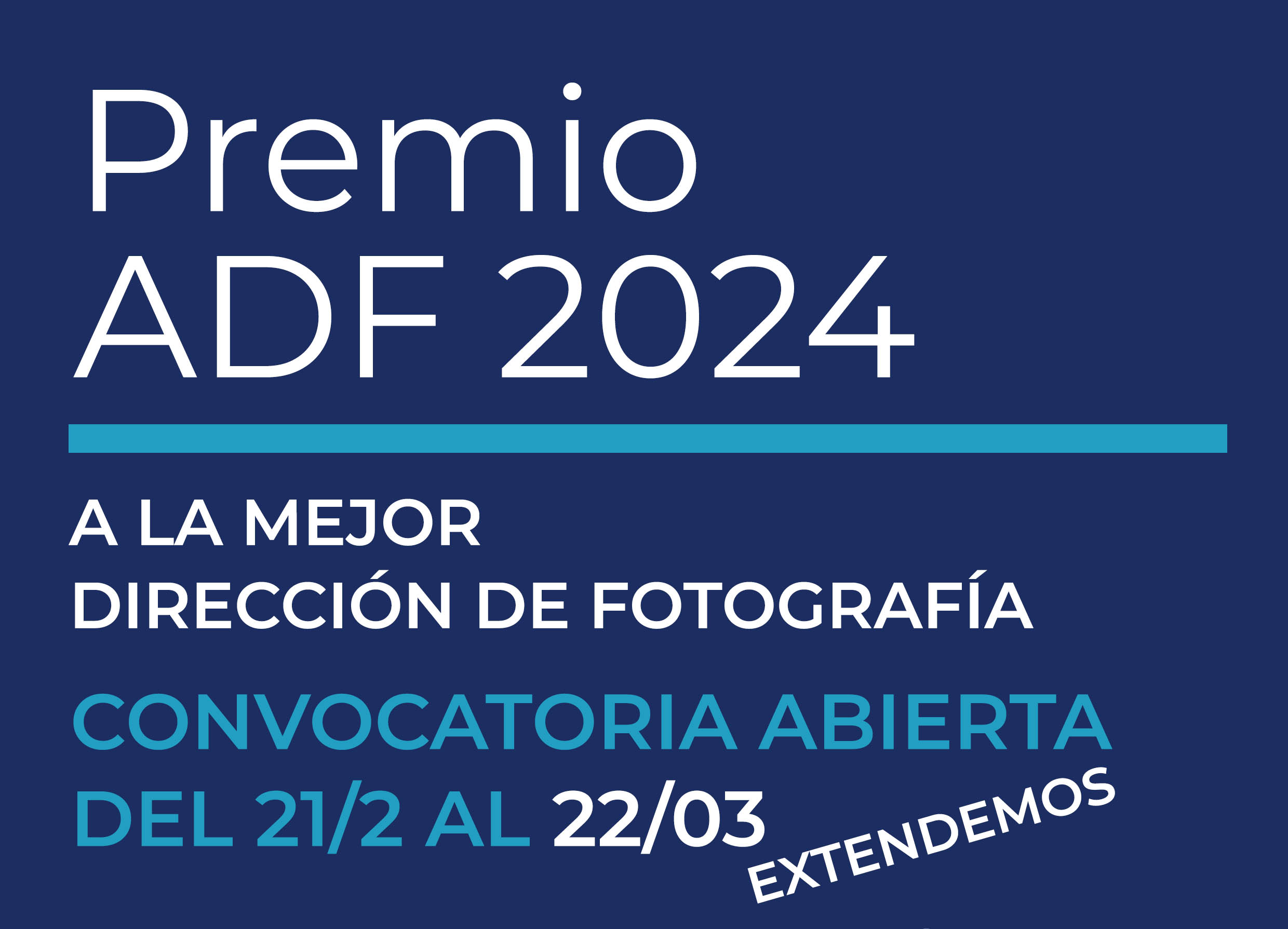 Convocatoria Premio ADF 2024 - ADF